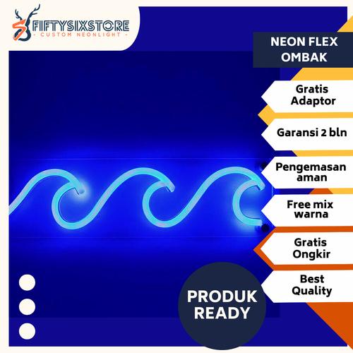 Jual Neon Flex wave / Ombak Tanpa Pre Order - Kota Bandung - fiftysix ...