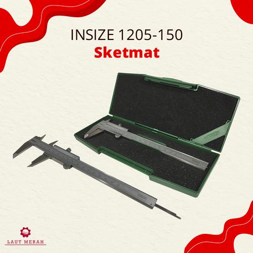 Jual Insize 1205-150S Vernier Caliper 6" 150mm sigmat jangka sorong ...