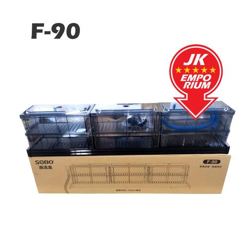 Jual SOBO F 90 TOP FILTER 80-100cm trickel aquarium BOX atas f90 2 susun - Kota Tangerang ...