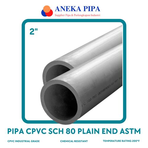 Jual Pipa CPVC SCH 80 Size 2 Inch Plain End ASTM - Kota Tangerang ...