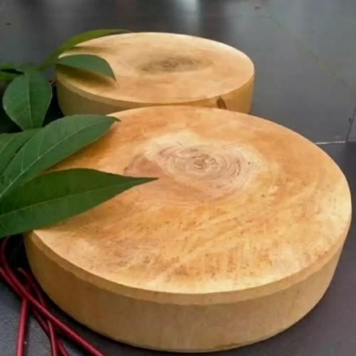 Jual Talenan Kayu Bulat Besar, Tebal - Cocok Untuk Daging - 35 x 6cm ...