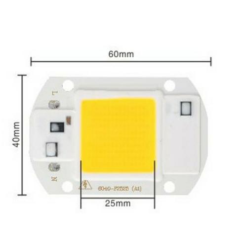 Jual Direct 220 V LED 20W COB 220V 20 W Warm White Langsung Tanpa ...