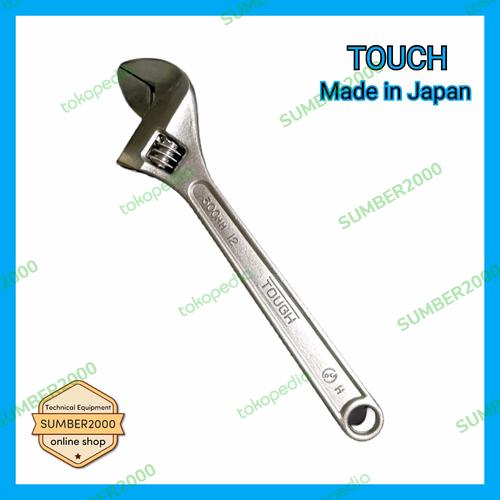 Jual KUNCI INGGRIS 12 INCH ADJUSTABLE WRENCH 300MM TOUCH MADE IN JAPAN ...