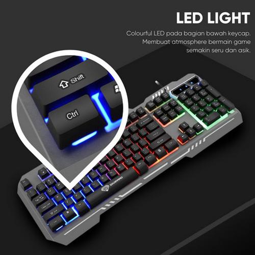 Jual Kibort Keybord Kibot Led Rgb Gaming Geming Pc Komputer Laptop No ...
