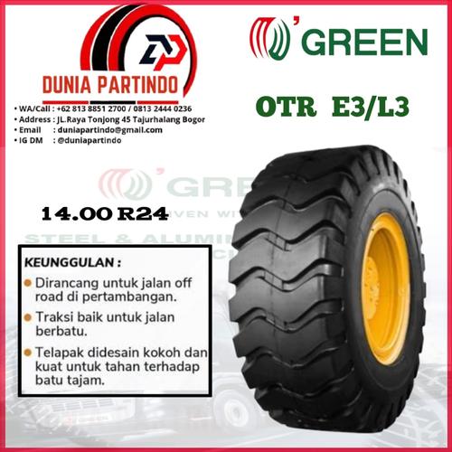 Jual Ban SET OTR Tambang 14.00 R24 20PR OGREEN E3/L3. CHAT DISKON HARGA ...
