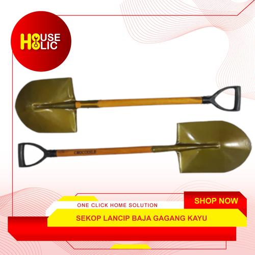 Jual Sekop Lancip Baja / Skop Sekop Papak Pasir Gagang Kayu - Kota ...