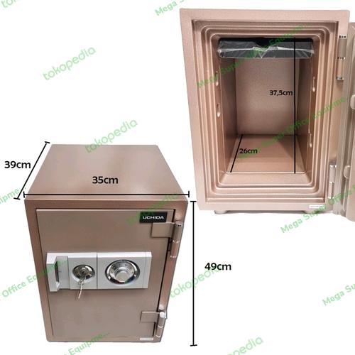 Jual Brankas Tahan Api UCHIDA BK-T Brankas Uchida BKT Safety Box Uchida ...