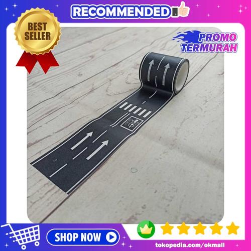 Promo Lakban Sticker Lintasan Mainan Anak Play Adhesive Tape Road Jalan ...