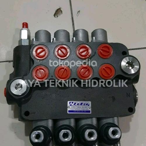 Jual Monoblock hand control valve hydraulic DP80-4-G (1/2") spring ...