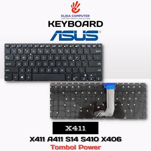 Jual Keyboard Asus VivoBook S14 S410 S410U S410UN A411 X411 X406 S4200 ...