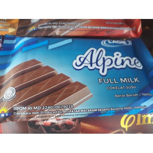 Jual Lagie Alpine Full Milk Cokelat Susu Coklat Batang 60gr - Kab ...