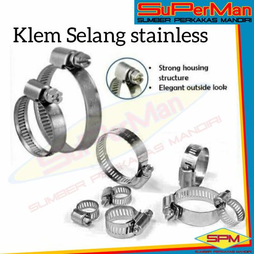 Jual Klem Selang Klem Selang Gas Klem Selang stainless Hose Clamp ...