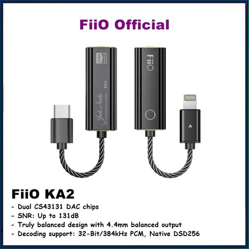 Promo FiiO KA2 Compact Portable DAC and Amplifier Dongle USB KA 2 ...