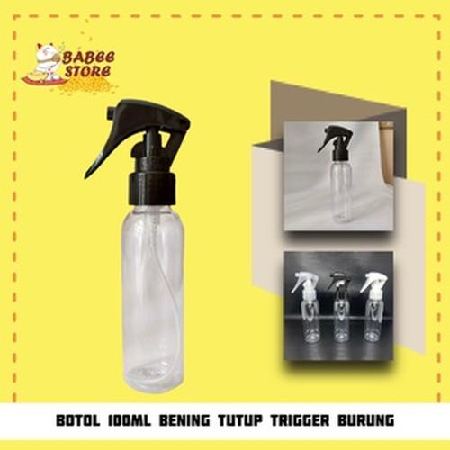 Jual BOTOL 100ML BENING SPRAY TRIGGER BURUNG N24 / BOTOL PLASTIK 100 ML ...