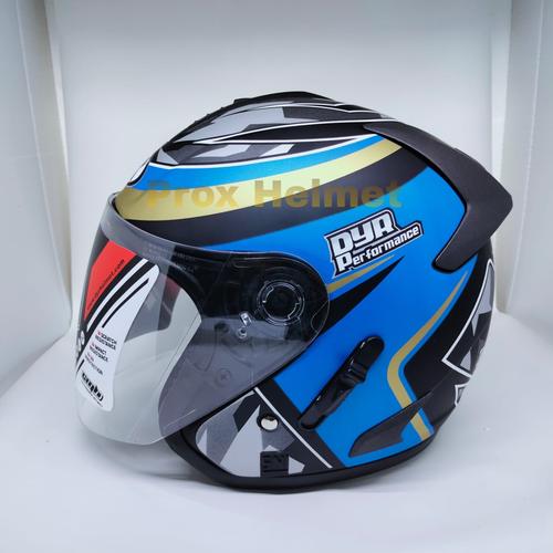 Jual Helm Half Face Dewasa Double Visor Exotic Matriks SNI - Prox ...