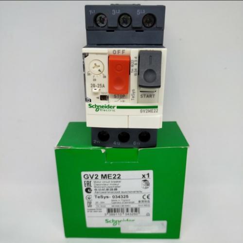 Jual GV2 ME22 Motor Circuit Breaker Schneider GV2ME22 (20 - 25A) GV2 ME ...