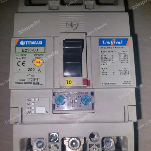Jual MCCB TERASAKI E250-SJ 3P - Jakarta Pusat - Evelyn Electrik | Tokopedia