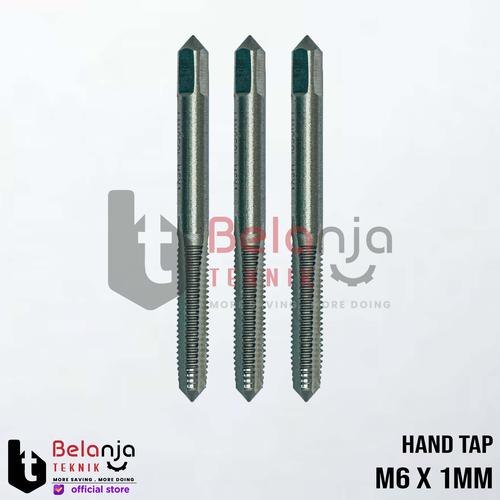 Jual Hand Tap M6 X 1,0 Alat Pembuat Drat Mata Bor Drat M6 X 1MM Tap ...