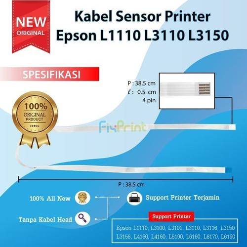 Jual Kabel Flexible Head Epson L1110 L3110 Printer L3150 L3156 L3250 ...