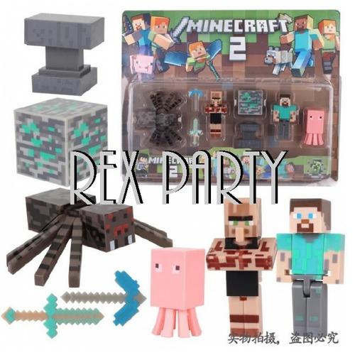 Jual Minecraft Figure Set Besar/Big Minecraft Figure Set/Topper ...