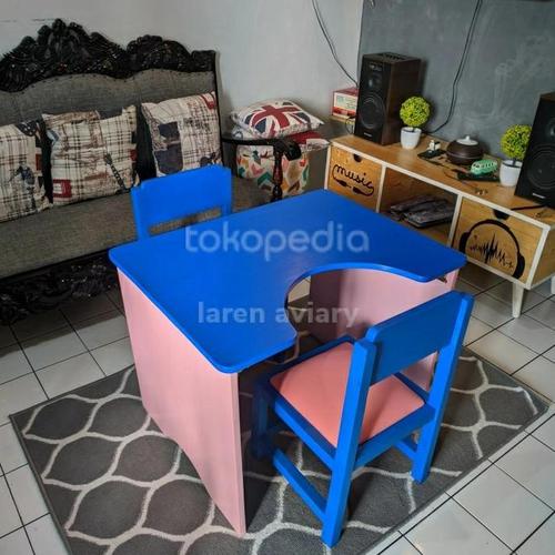 Jual MEJA + KURSI TERAPI ANAK MEJA TERAPI WICARA - merah-hijau, 1 meja ...