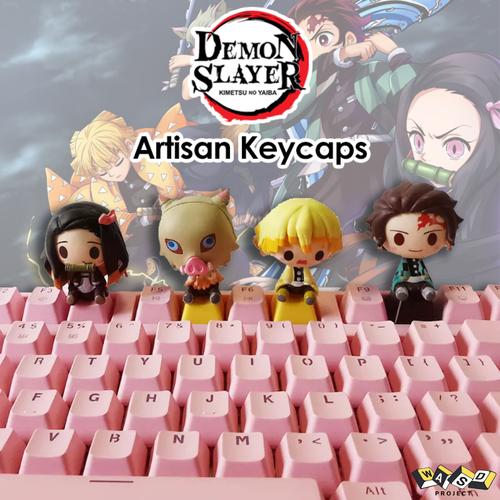 Jual Demon Slayer Artisan Keycaps | 3D Printed | R4 Key Height - Nezuko ...