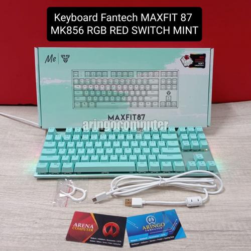 Jual Keyboard Fantech MAXFIT 87 MK856 RGB RED SWITCH MINT - Kota ...