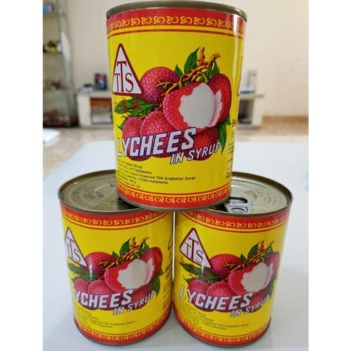 Jual TTS leci kaleng/lychees in Syrup 567 gr/lychee kaleng buah ...