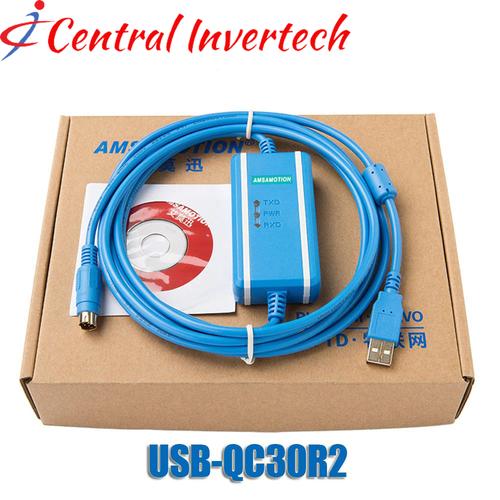 Jual AMSAMOTION USB-QC30R2 For Mitsubishi Q Series PLC Programming ...