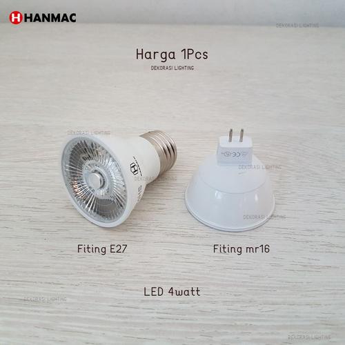 Jual H44f lampu sorot spotlight led 4watt warm white fiting e27 mr16 / g4 - MR16 tusuk - Jakarta ...