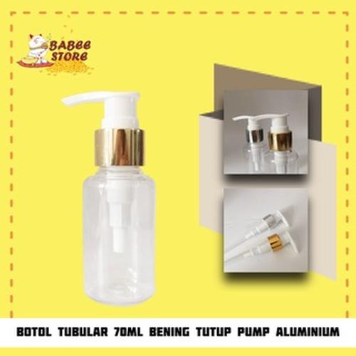 Jual BOTOL 70ML TUBULAR PUMP-BOTOL PUMP GOLD SILVER TUBULAR 60 70ML ...