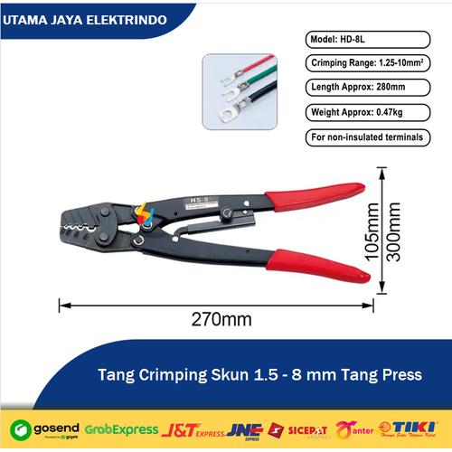 Jual Tang Crimping Skun 1.5 - 8 mm Tang Press HS-08CN Berkualitas ...