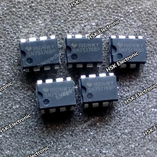 Jual IC 75176 / SN75176 / SN75176BP Differential Bus Transceivers ...