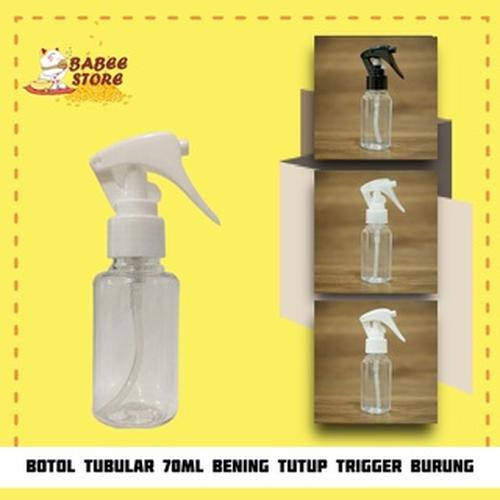 Jual BOTOL 70ML TRIGGER BURUNG / BOTOL PLASTIK 70ML TUBULAR CLEAR SPRAY ...