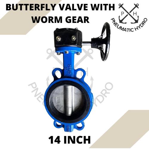 Jual butterfly valve with worm gear 14 inch cast iron - Jakarta Barat ...