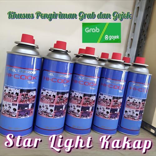 Jual Kaleng Gas Hi Cook Portable untuk Kompor Gas Portable dan Obor Gas ...