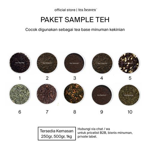 Jual Paket Tea Sample Cafe Resto Horeca Bubble Milk Tea - Ceylon Black ...