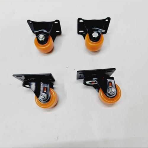 Jual Roda Nilon Orange 1,5 inch Ranger Germany ( 2 Putar + 2 Lurus ...