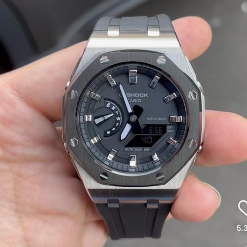 Jual Gshock AP Custom 2 Tone Silver Dial - Kota Bandar Lampung - BeeBee ...