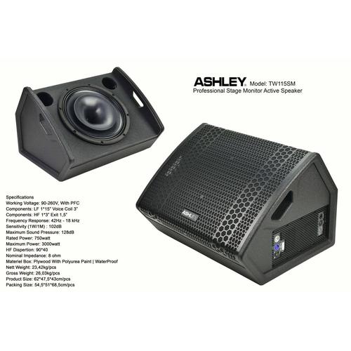 Jual speaker aktif ashley monitor tw115sm tw 115sm tw115 sm 15 inch ...