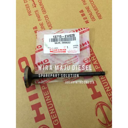 Jual 13715-EW020 Valve Exhaust Klep Api Hino Lohan 500 FM260JD J08E ...