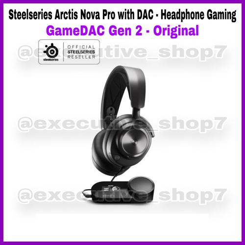 Jual Steelseries Arctis Nova Pro with DAC Headphone Gaming GameDAC Gen ...