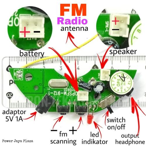 Jual Radio FM stereo modul penerima rangkaian Receiver FM murah ...