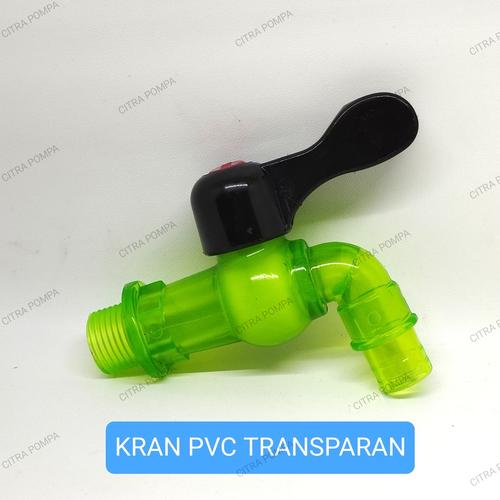 Jual KRAN PVC TME - TBE - TOPI -TRANSPARAN / KERAN PVC - Transparan, 1/ ...