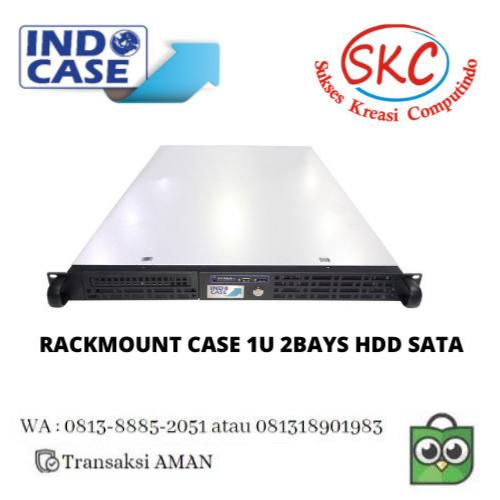 Jual IC1002- INDORACK RACKMOUNT CASE 1U 2BAYS HDD SATA - Jakarta Barat ...