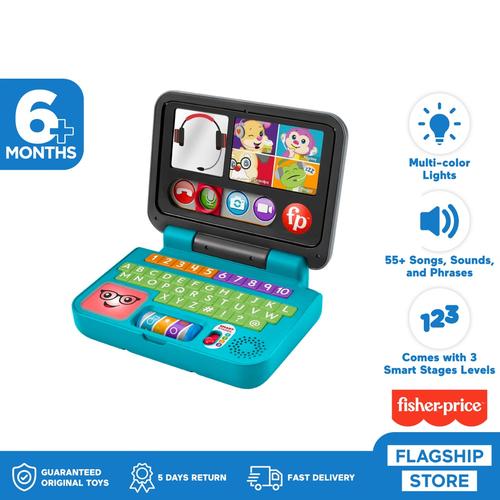 Jual Fisher-Price Laugh & Learn Let's Connect Laptop - Mainan Laptop ...