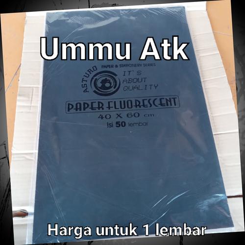 Jual Kertas Asturo Ukuran 40cm x 60cm Warna Hitam. - Jakarta Utara ...