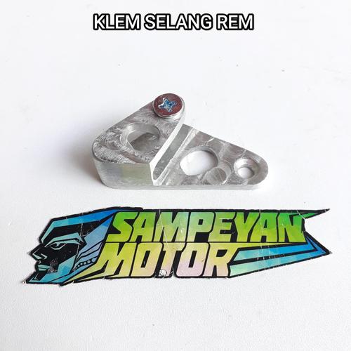 Jual Klem Bracket Selang Cakram Rem CNC Silver KSM - Kab. Nganjuk ...