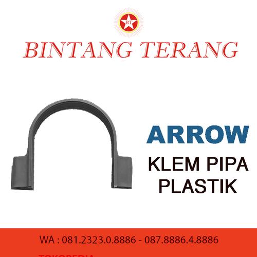 Jual Klem Pipa 4" Plastik / Clamp pipa pvc Plastik Arrow 4 inch - Kota ...