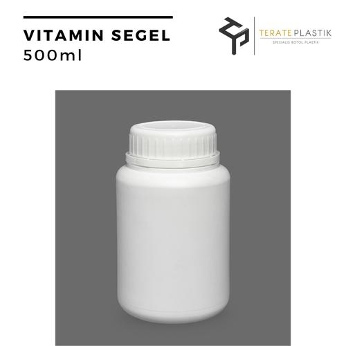 Jual Botol Vitamin Segel 500ml | Kapsul Tablet | Terate Plastik Bandung ...